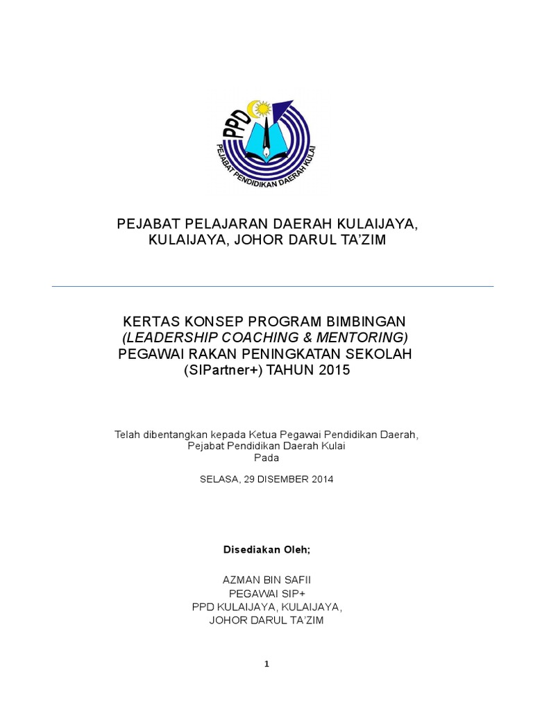 Kertas Konsep Program LCM SIP+ PPD Kulai 2015 | PDF