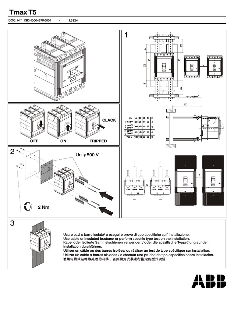 ABB - Tmax T5 - 1SDH000437R0001 | PDF