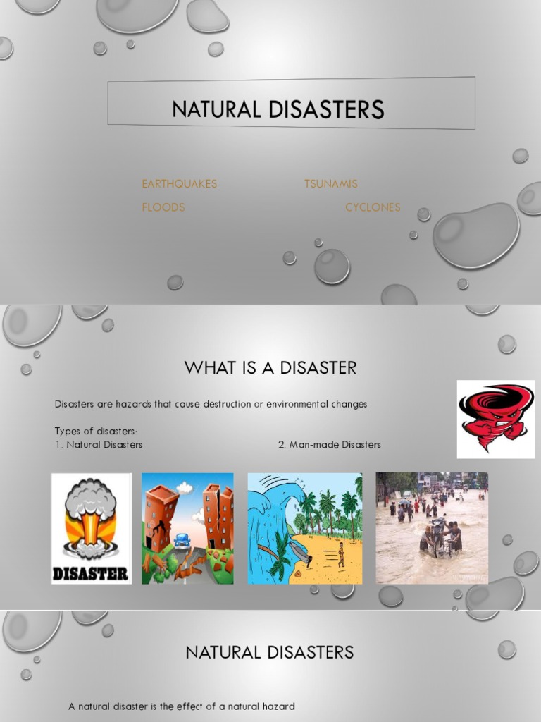 Understanding Natural Disasters | PDF | Tropical Cyclones | Tsunami