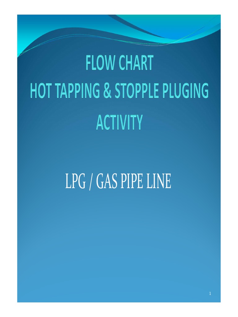 Flow Chart Hot Tapping & Stopple Activity | PDF | Home Appliance | Pipe ...