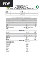 Form Hasil Pemeriksaan Laboratorium | PDF