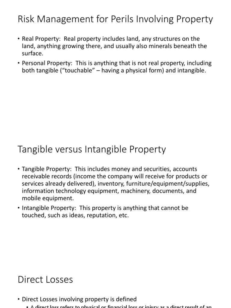 Property Risk Management | PDF | Property Insurance | Insurance