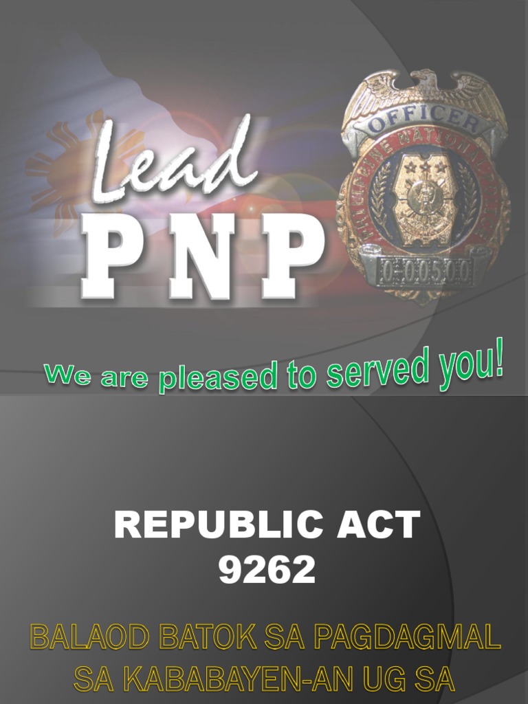 Ra 9262 Bisaya Version | PDF