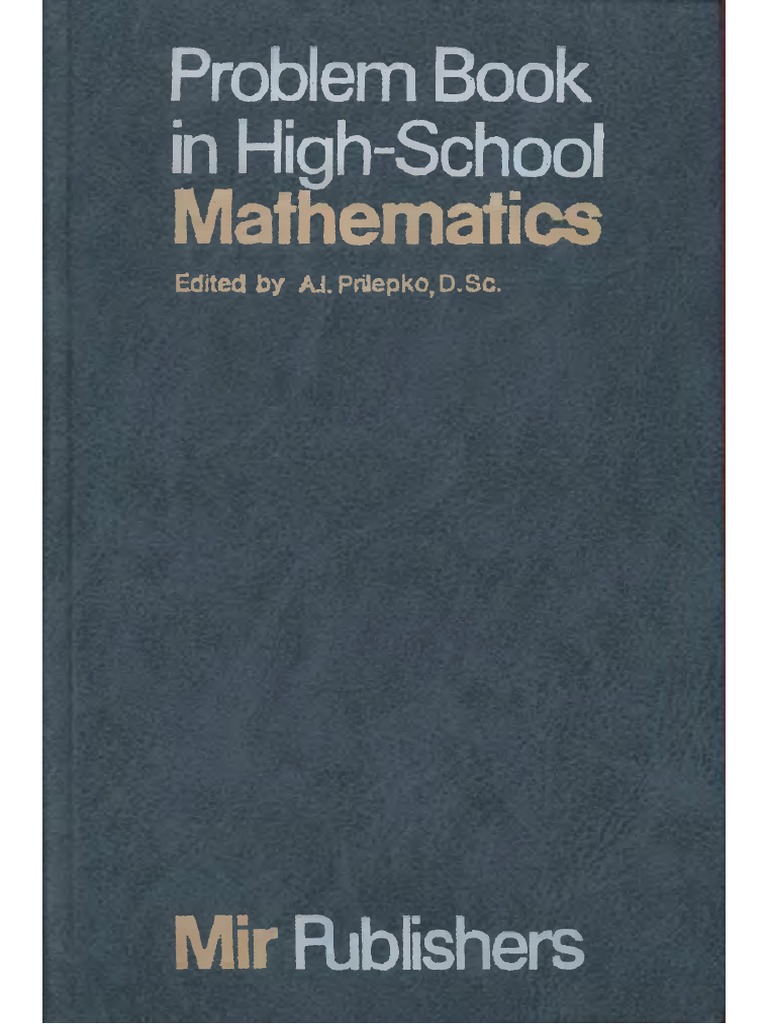 Prilepko Problem Book in High School Mathematics PDF | PDF