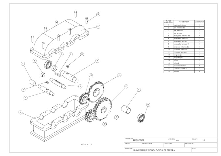 Plano Explosión Mecatrónica PDF | PDF | Máquinas | Bienes manufacturados