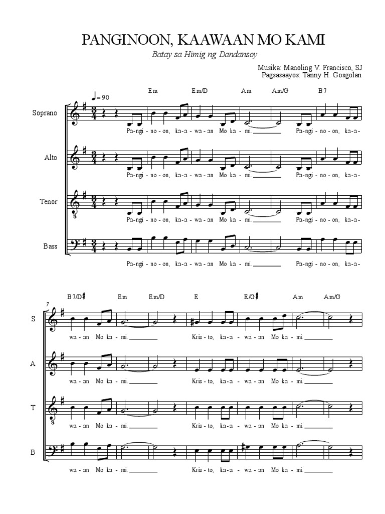 Panginoo, Kaawaan Mo Kami - Ang Pista NG Sambayanan | PDF