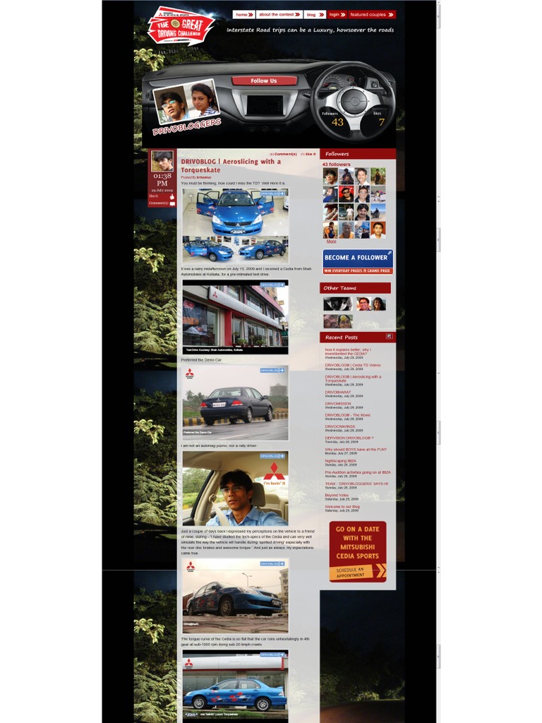 Great Indian Driving Challenge 2009 | PDF