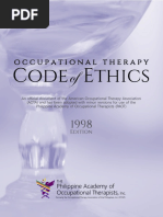 RCOT Professional Standards For OT Practice Conduct and Ethics v3 | PDF ...