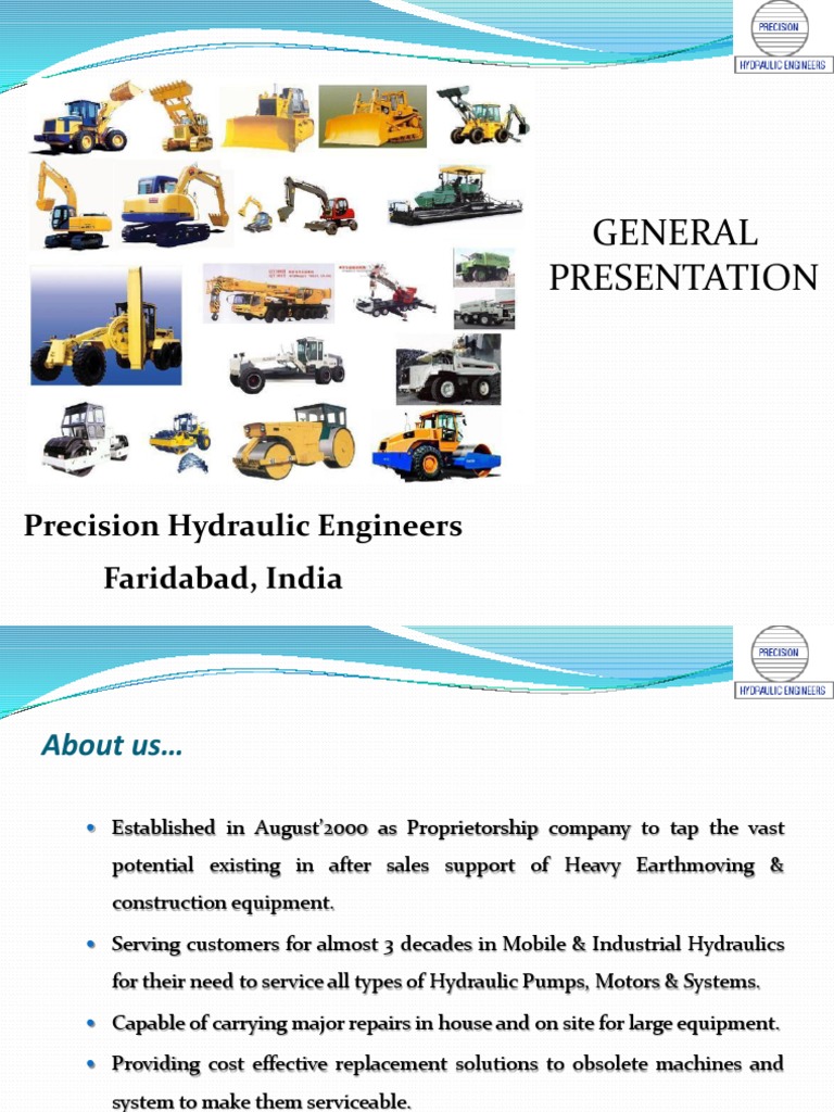 PHE Presentation | PDF | Heavy Equipment | Economic Sectors