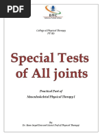 Lumbar Spine Ortho Tests | PDF | Anatomical Terms Of Motion | Knee