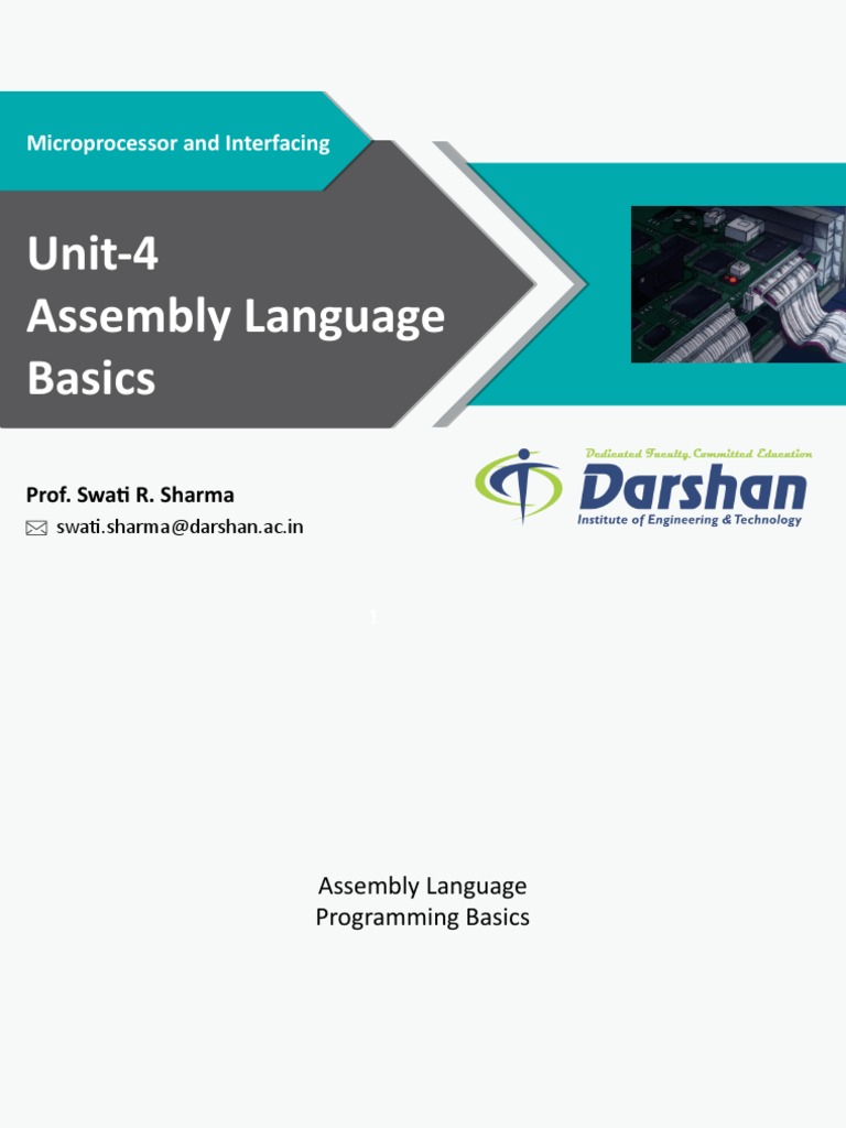 MPI GTU Study Material Presentations Unit-4 11082019035916AM | PDF | Assembly Language ...