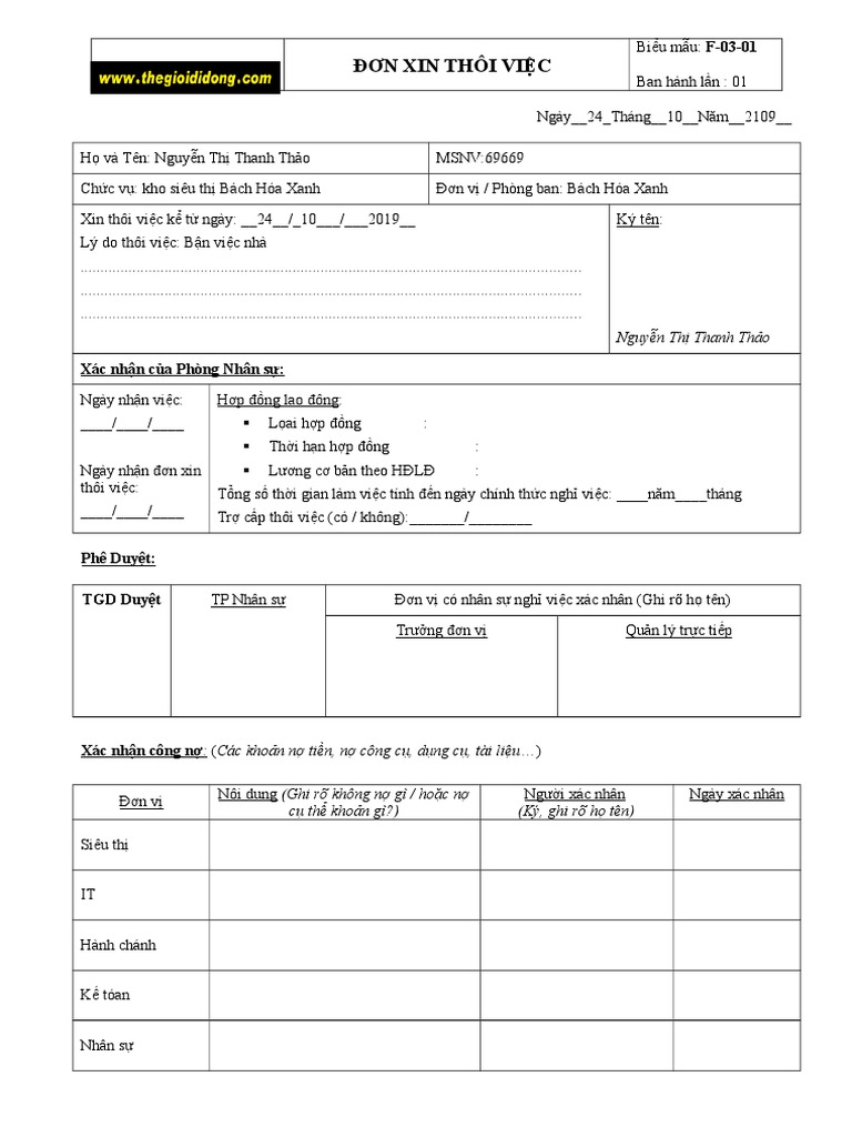 Don Xin Thoi Viec | PDF