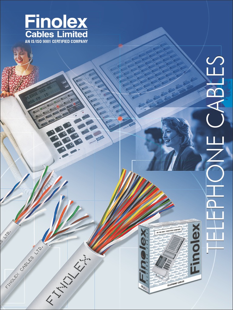 Finolex Telephone Cables Guide | PDF | Electrical Wiring | Electricity