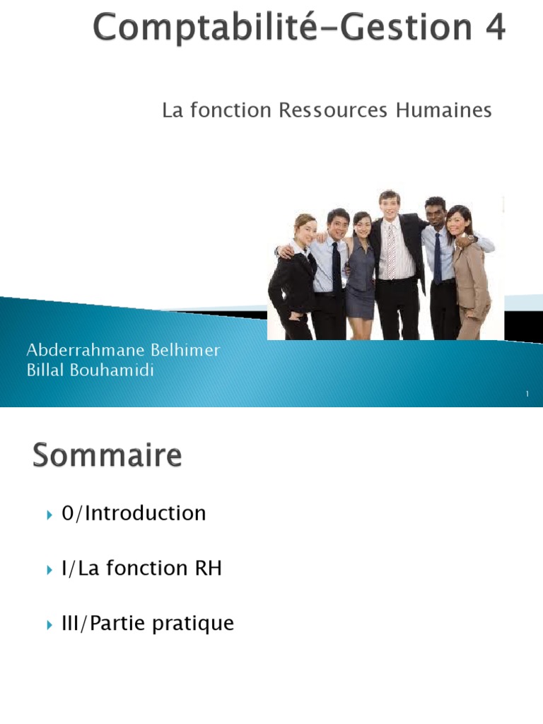 La Fonction Ressources Humaines | PDF | Gestion des ressources humaines ...