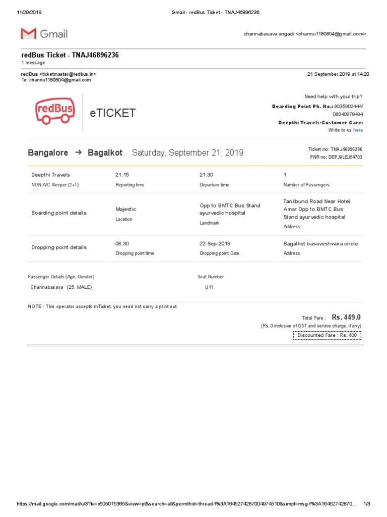 Bus Ticket | PDF | Ticket (Admission) | Bus