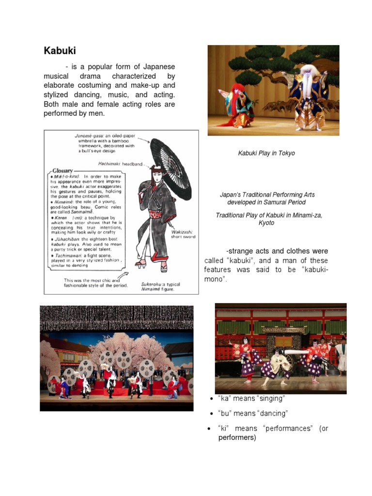 Kabuki | PDF | Performing Arts | Japan