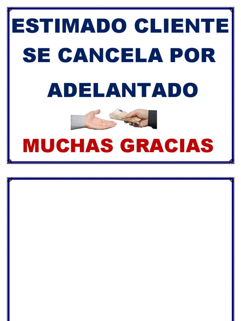 Estimado Cliente | PDF