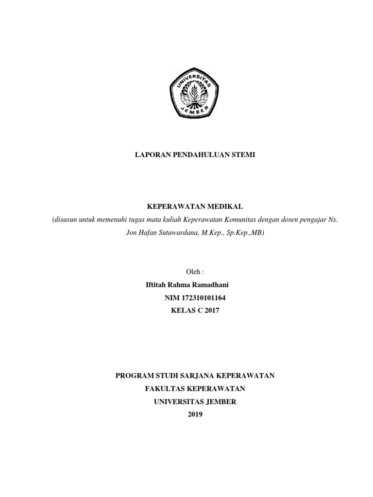 Iftitah Rahma LP Stemi | PDF