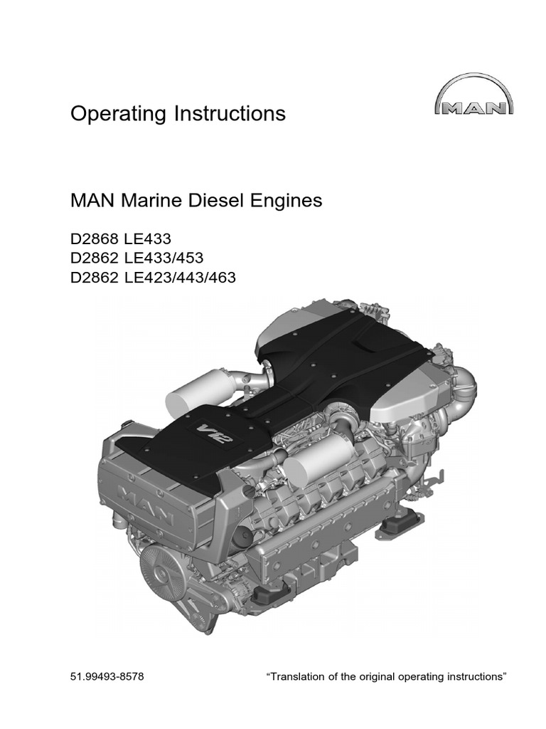Man Diesel | PDF | Internal Combustion Engine | Motor Oil