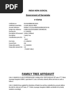 Family Tree Affidavit | PDF
