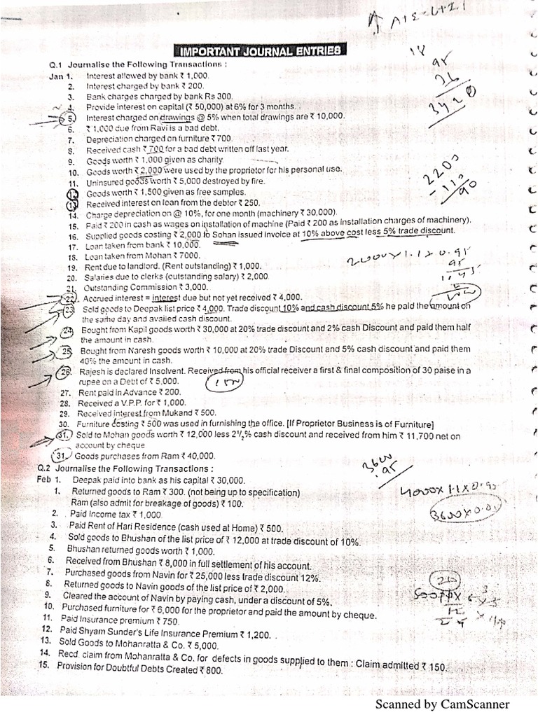 100+ Journal Entries PDF | PDF