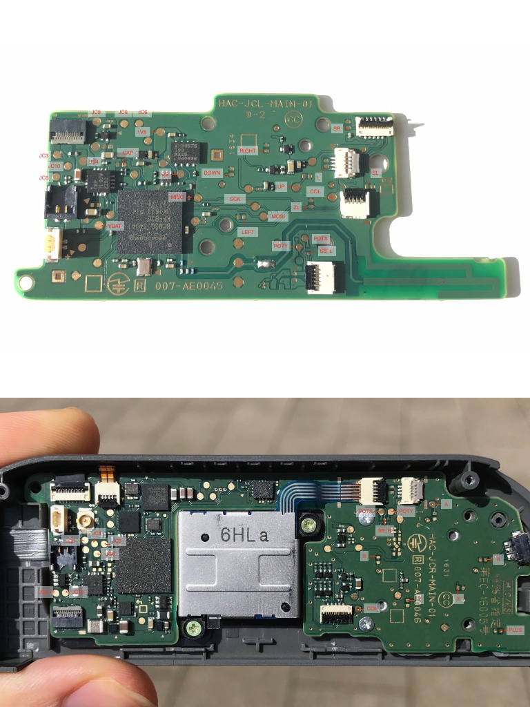 Joy-Con PCB and Schematic Overview | PDF