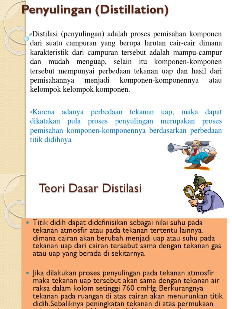 Proses dan Teori Penyulingan Cairan | PDF