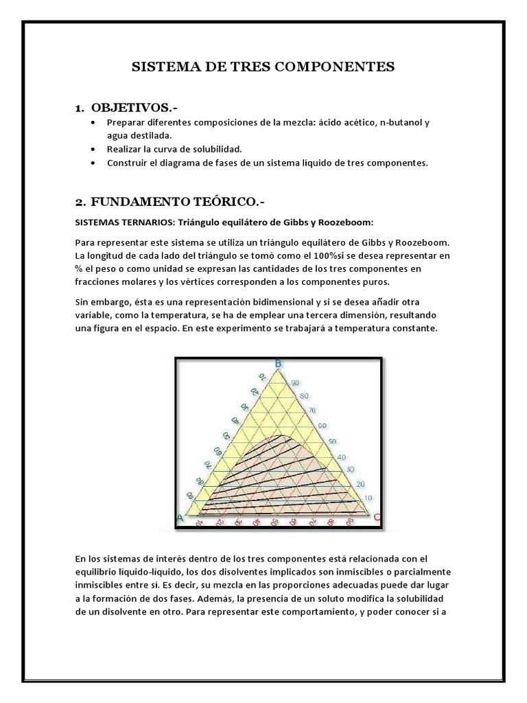 Informe 4 Sistema de Tres Componentes | PDF | Fase (materia ...