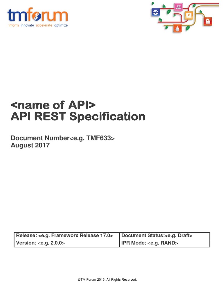 Template API REST Specification | PDF | Application Programming ...