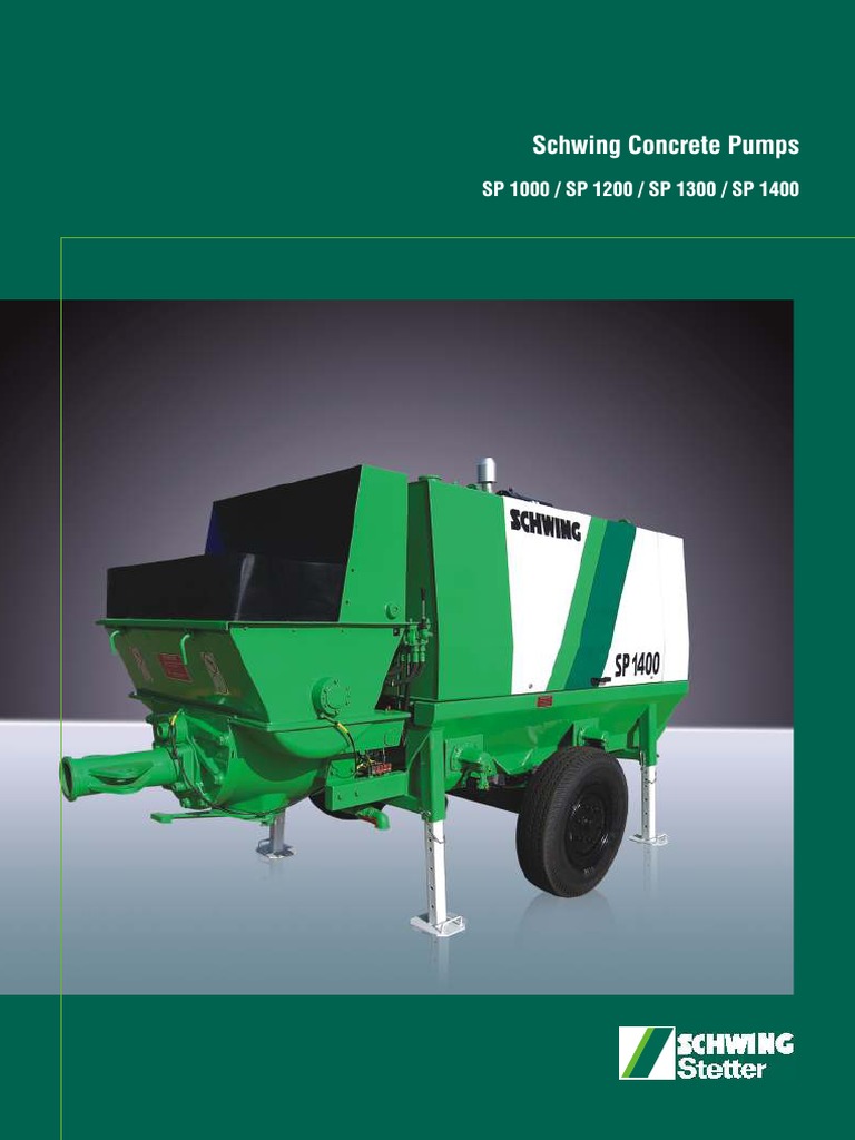 Stationary Pump SP1000 SP1200 SP1300 SP1400 - 1 | PDF | Transmission ...