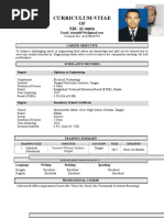 Bangladeshi CV Template | PDF | Bangladesh | Vocational Education