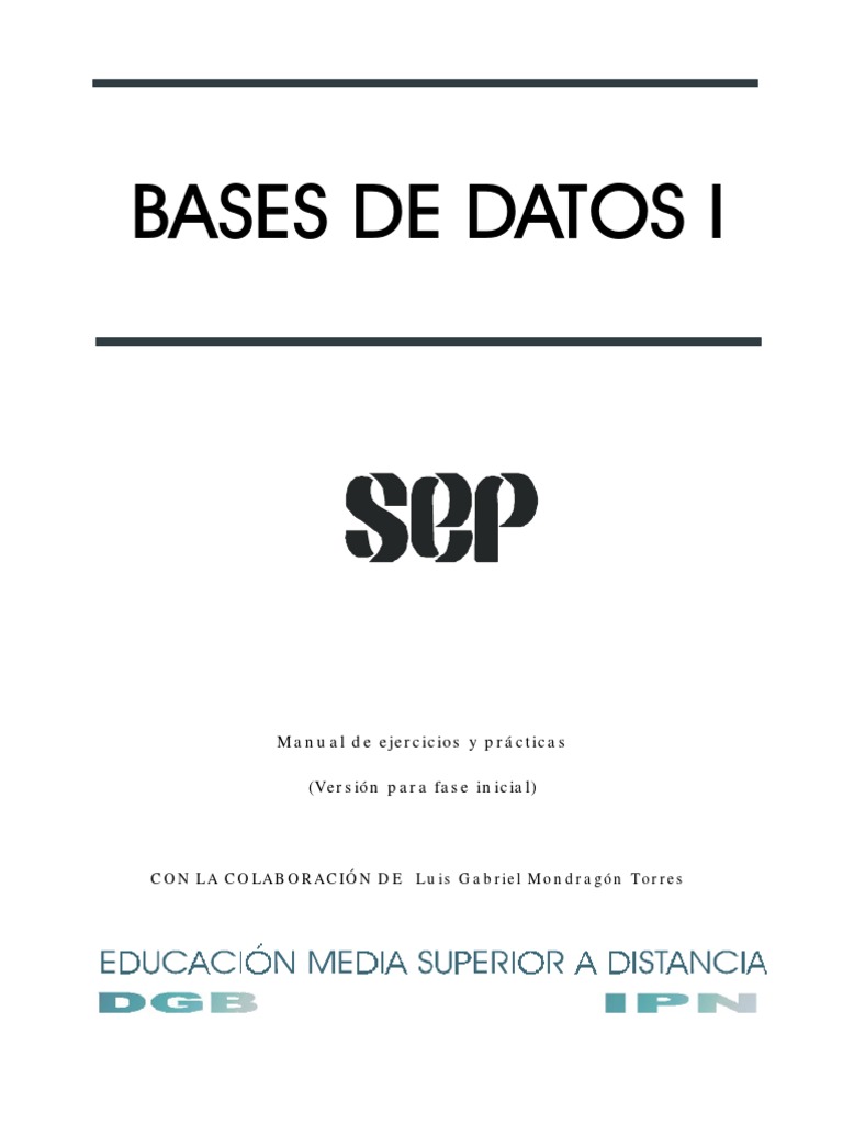 Base de Datos I - Practicas | PDF | Base de datos relacional | SQL