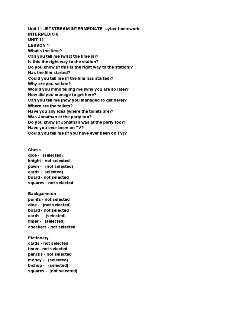 Unit 11 Jetstream Intermediate - Cyber Homework | PDF | Burglary | Leisure