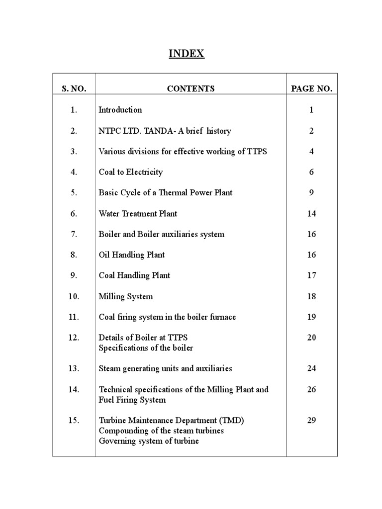 An In-Depth Look at the Operations and Divisions of NTPC Tanda Thermal ...