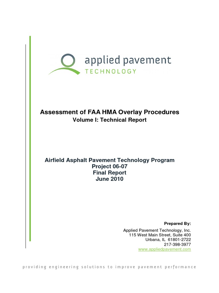HMA Overlay Procedures | PDF | Road Surface | Sensitivity Analysis