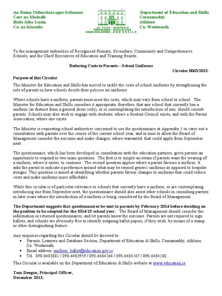 School Uniform | PDF | Clothing | Learning