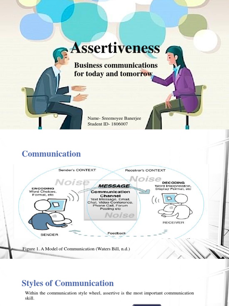 Assertiveness Business Communication | PDF | Clinical Psychology | Communication