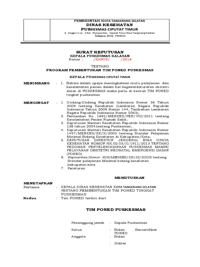 4 SK TTG Tim Poned | PDF