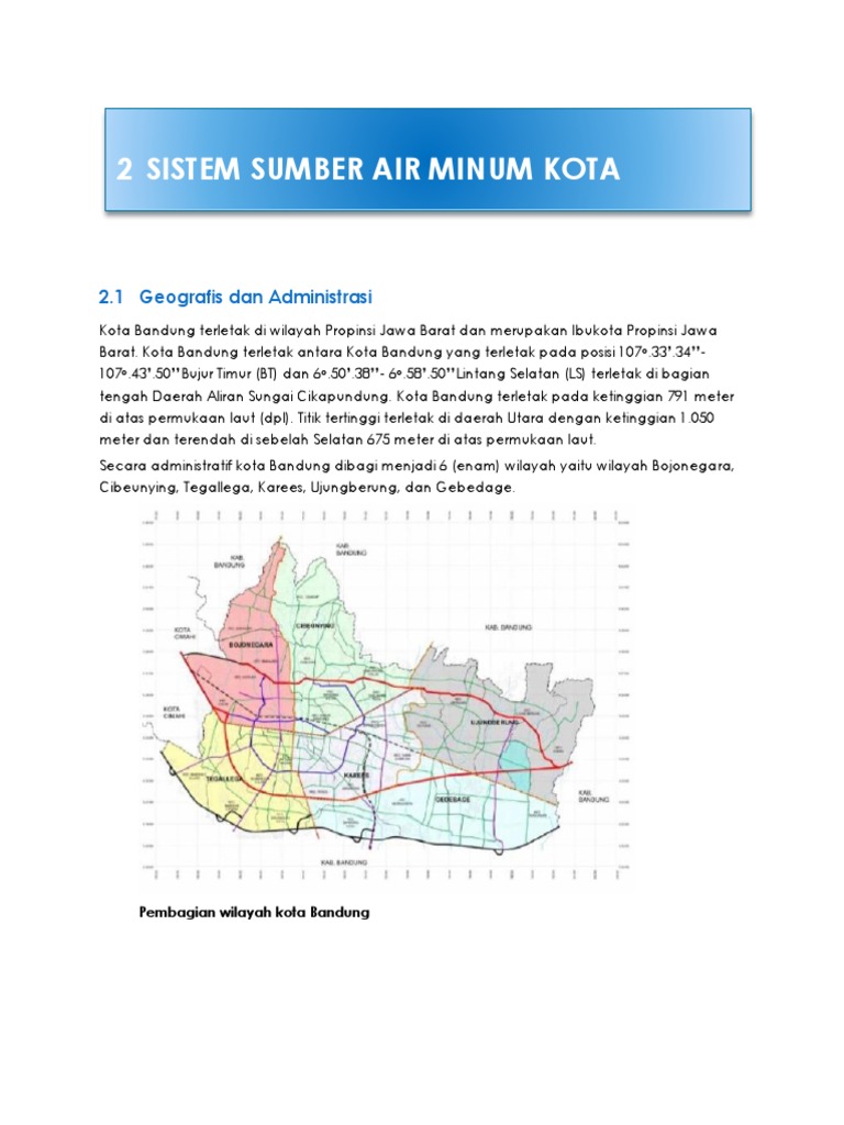 Dokumen Rpam Sumber Cikapundung - Bab2 - 01 | PDF