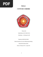 Laporan Kasus Contusio Cerebri | PDF