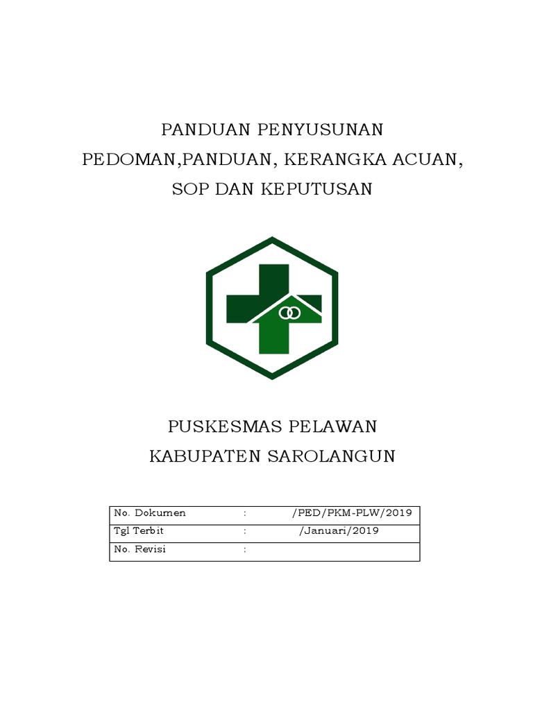 2.3.11.5 Panduan Penyusunan Pedoman Panduan, Kerangka Acuan Dan SOP | PDF