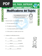 Ejemplos de Modificadores Directos e Indirectos | PDF | Asunto ...