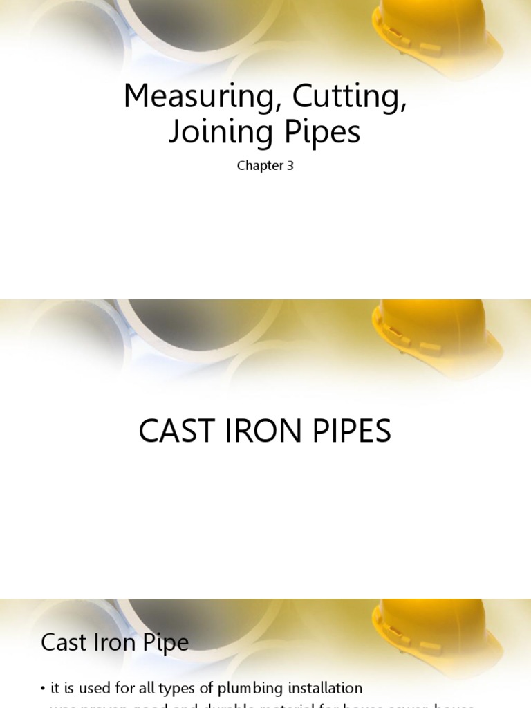 Report - Measuring, Cutting, Joining Pipes | PDF | Soldering | Pipe ...