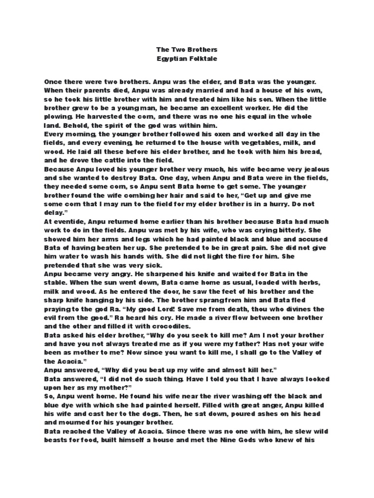 The Two Brothers | PDF