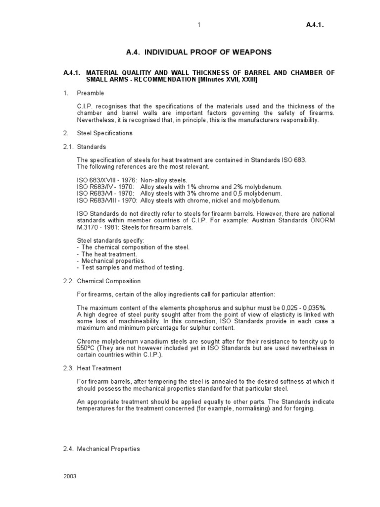 Barrel Thickness by Caliber | PDF | Gun Barrel | Steel
