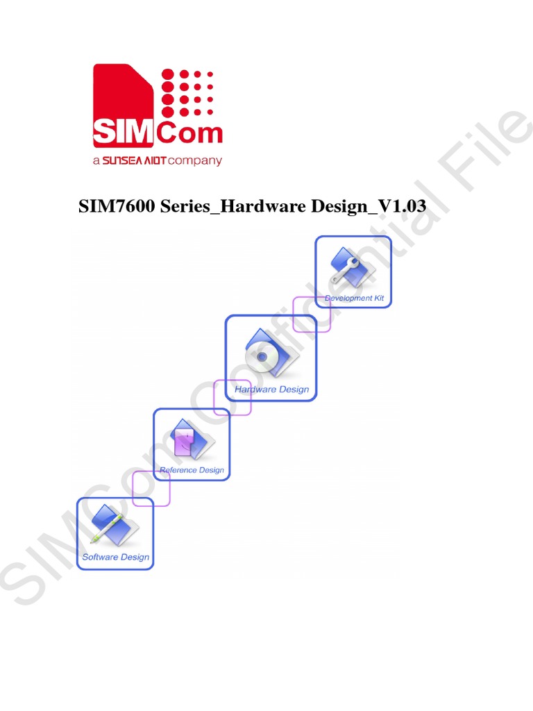 SIM7600 Series Hardware Design - V1.03 | PDF | Lte (Telecommunication ...