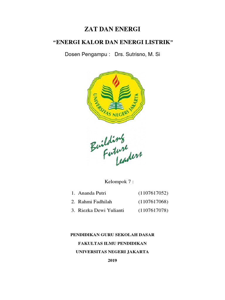 Energi Kalor dan Listrik dalam Kehidupan | PDF
