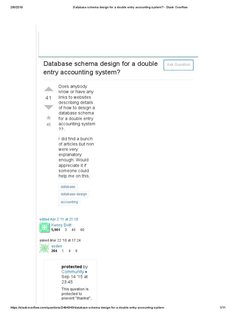 Accounting Database Design | PDF | Database Transaction | Debits And ...