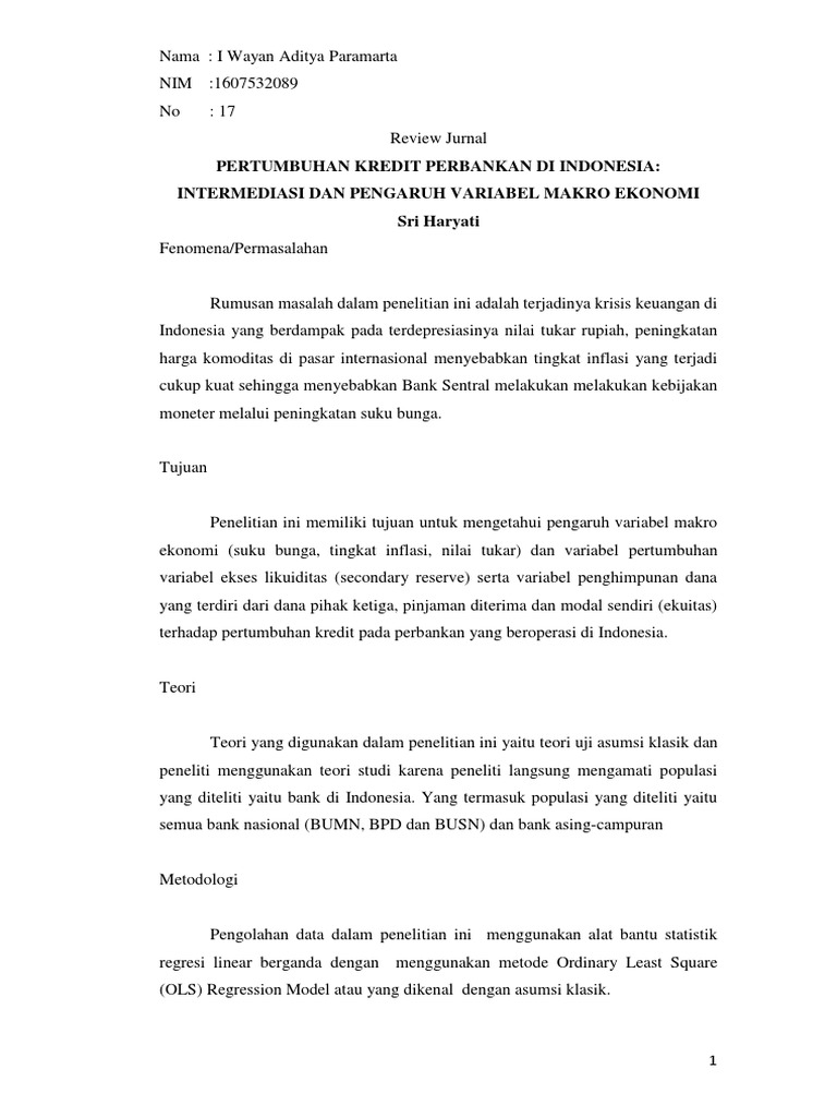 Review Jurnal LPD UTS 1 | PDF