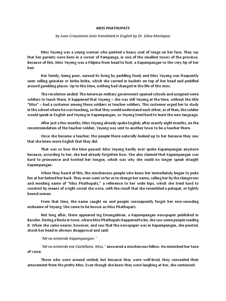 Miss Pathupats | PDF